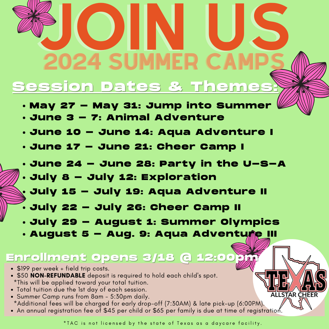 Texas AllStar Cheer & Dance - Summer Camp